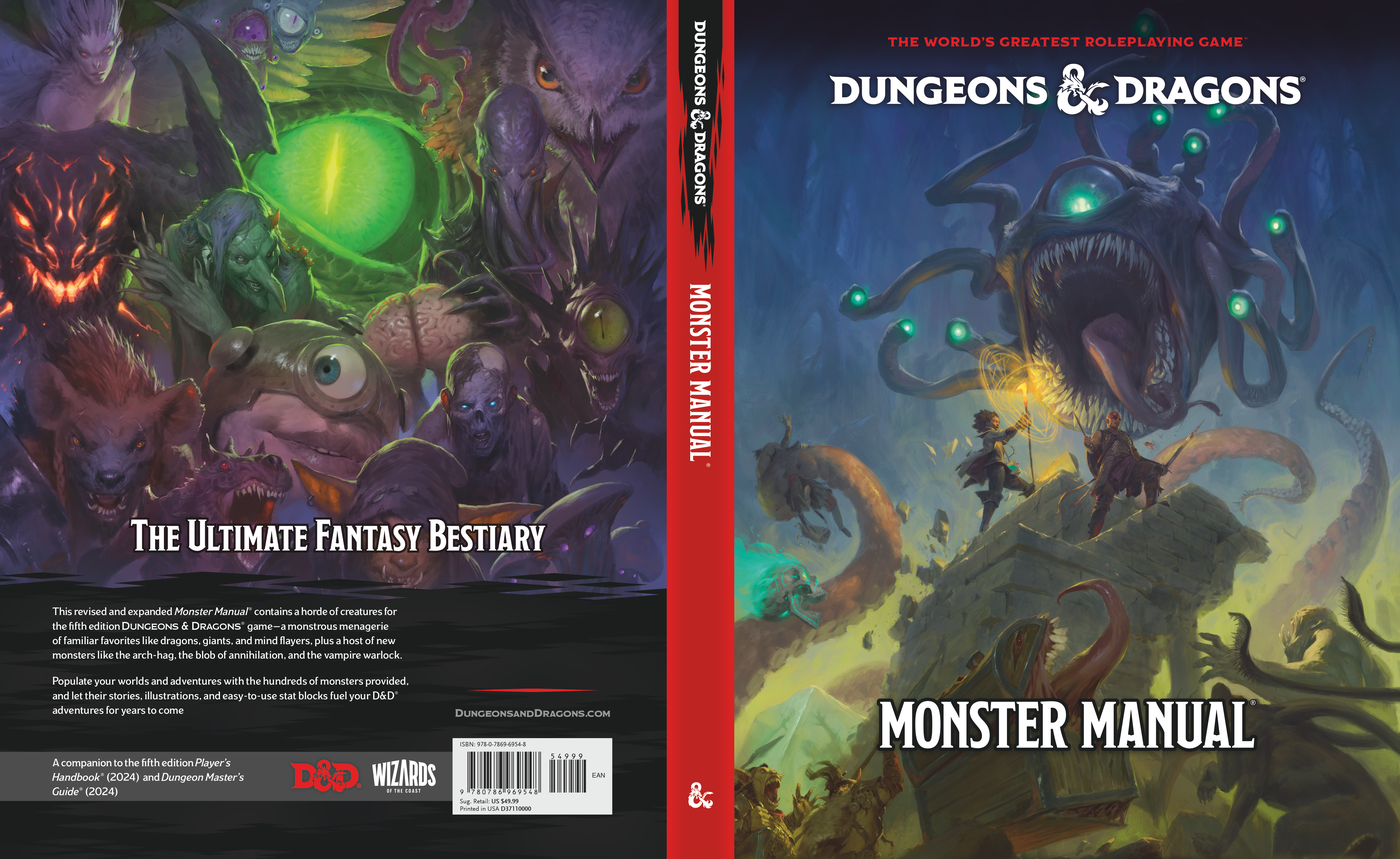D&D - Nova Capa do Manual dos Monstros 2024 é Anunciada - Legião RPG